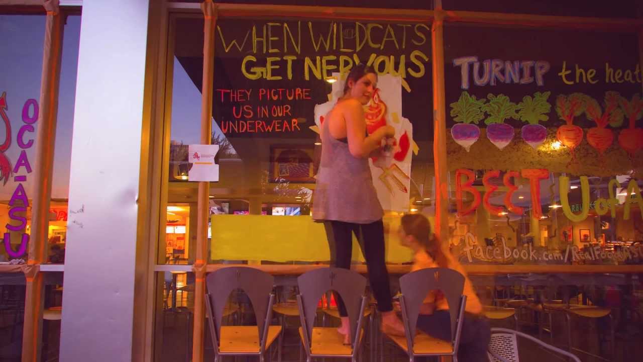 Mural at the MU | ASU Undie Run - YouTube