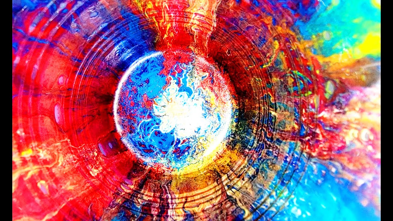 Abstract Acrylic Paintings Montage – Multi-Color Acrylic Paintings by ...