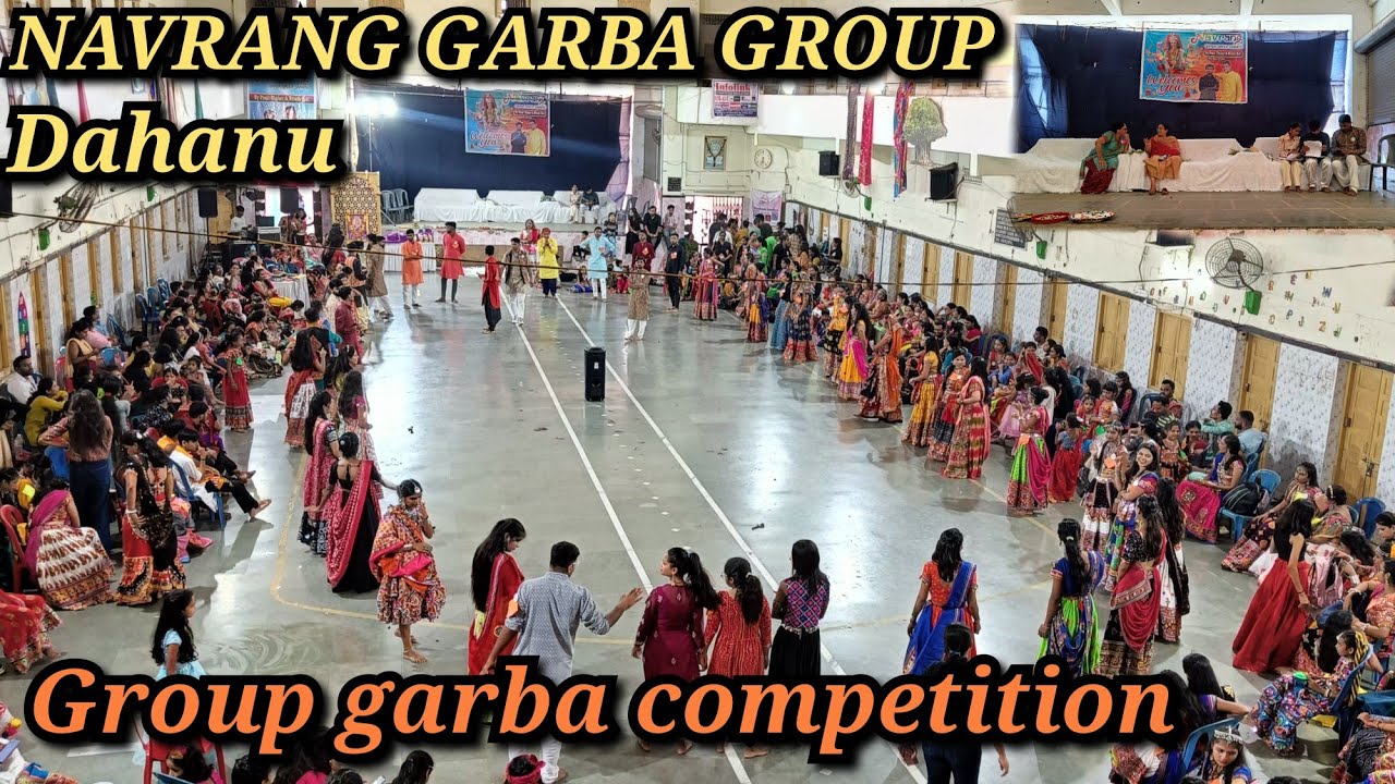 Navrang Garba group Dhanu || Garba group competition 2023 || नवरंग गरबा ...