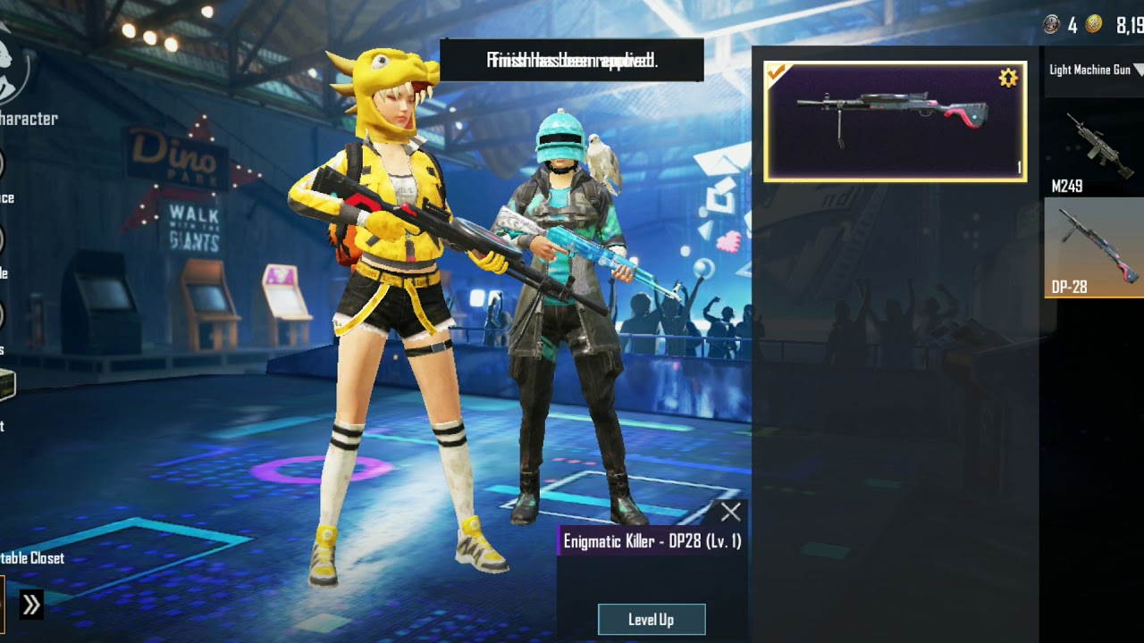 MY DP 28 SKIN UPGRADED - YouTube