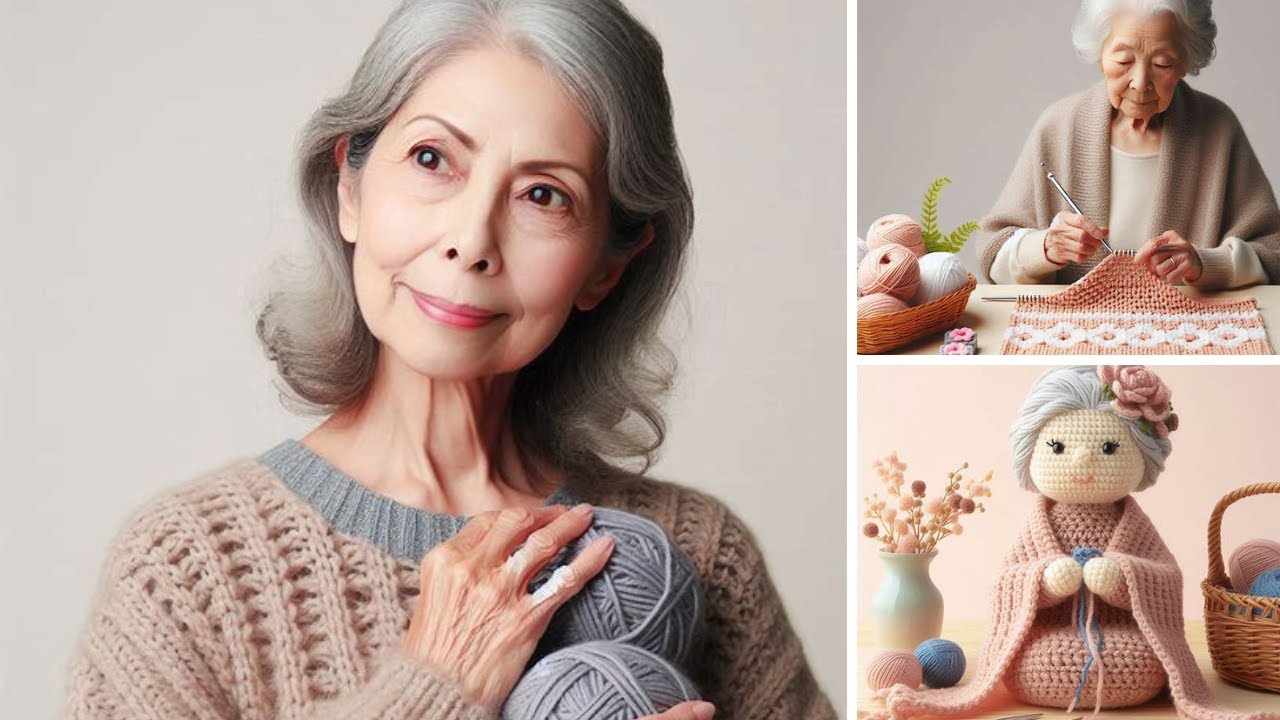Crochet by Grandma model knitted with wool (share ideas)#crochet # ...