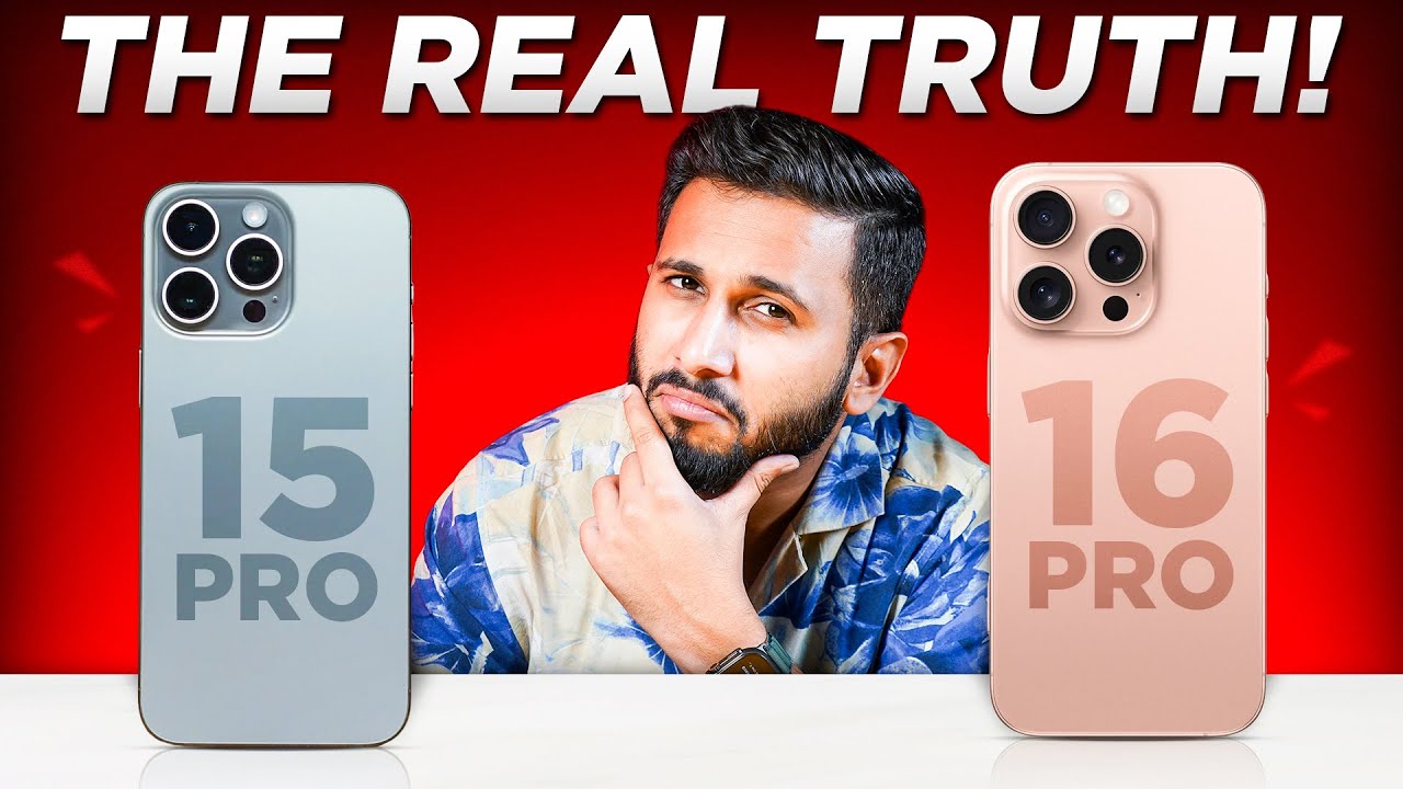 iPhone 16 Pro vs iPhone 15 Pro comparison in Hindi - Best value iPhone in 2024 🤔 - YouTube
