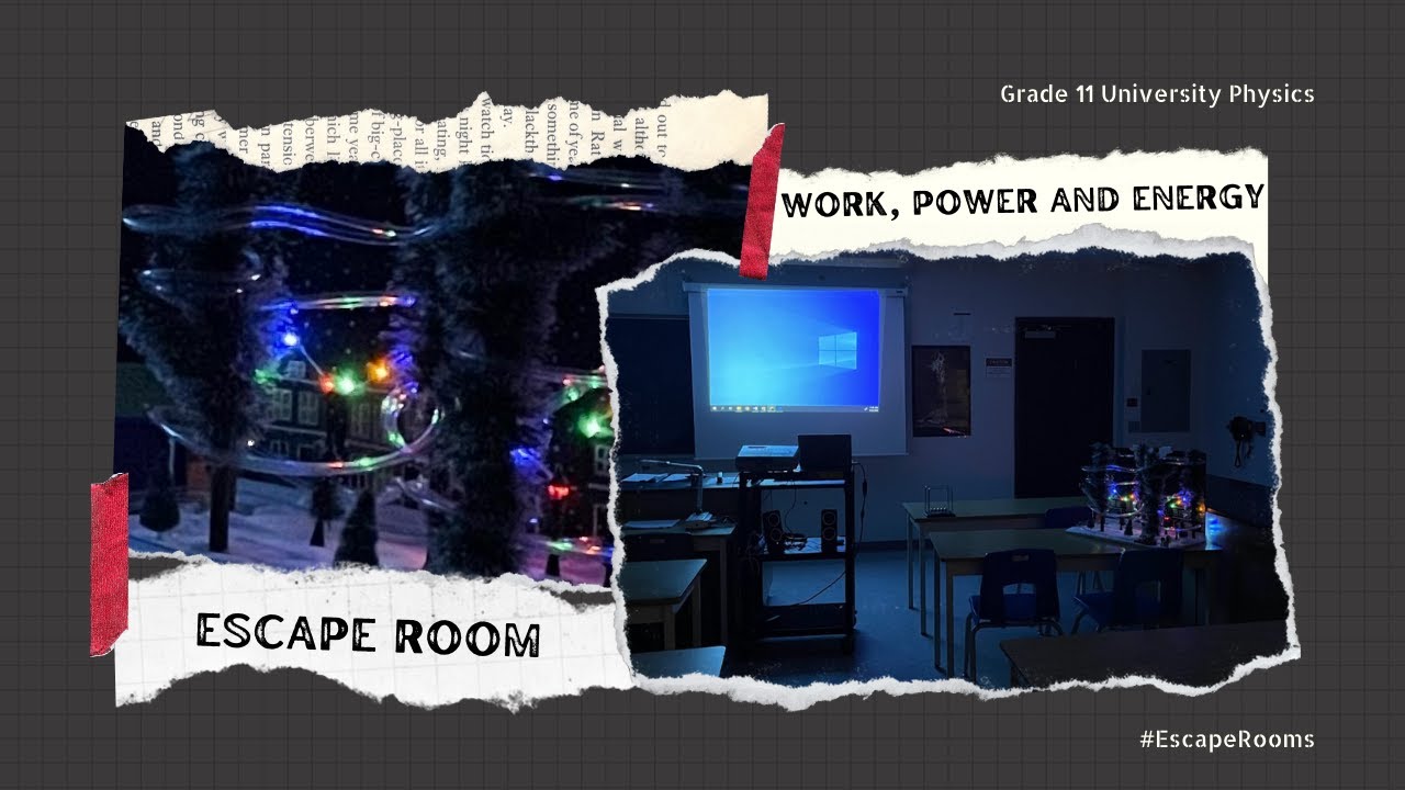 Grade 11 Physics - Work, Energy and Power Escape Room - YouTube
