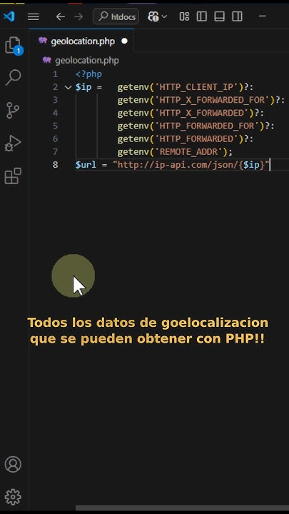 PHP: toda la info de geo-localizacion que podes obtener con una IP - YouTube