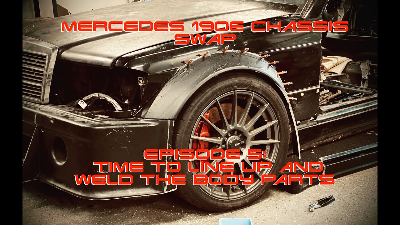 Mercedes 190e CLA45 AMG Chassis Swap Episode 5 - YouTube