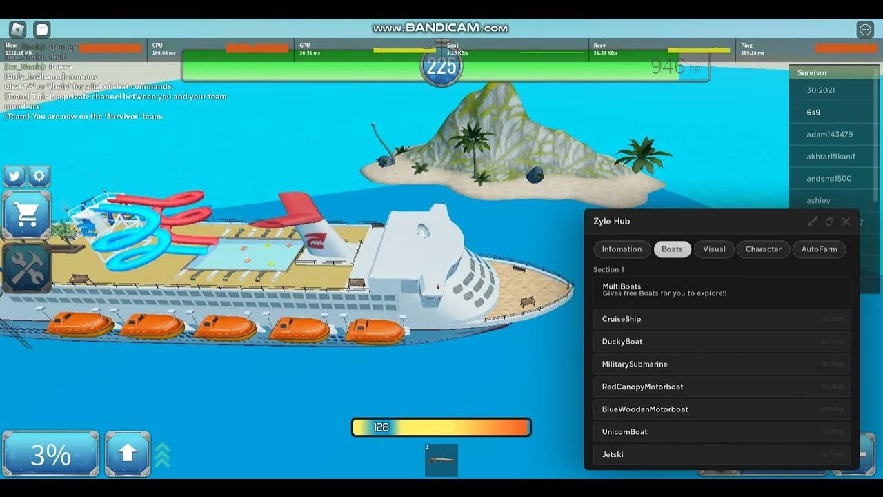 ROBLOX SharkBite 2 🦈 [CRUISE] SCRIPT UNLOCK ALL BOAT 2023! - YouTube