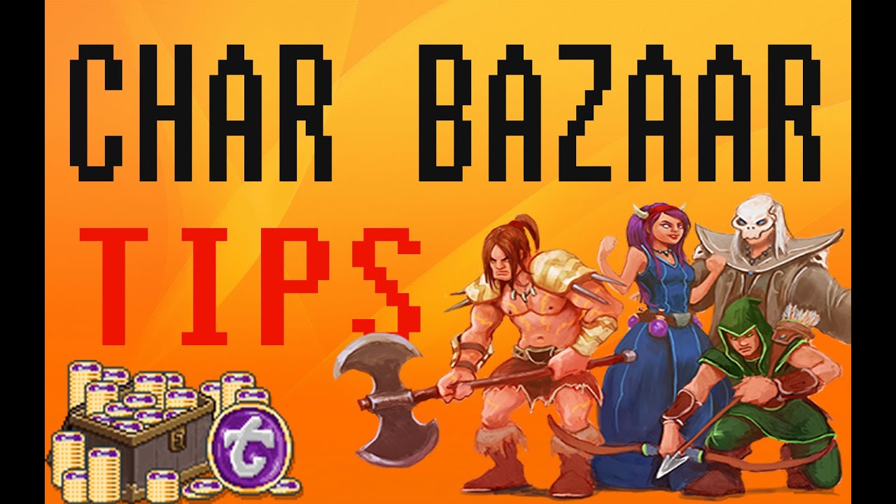 Tibia Char Bazaar / tips y consejos varios - YouTube