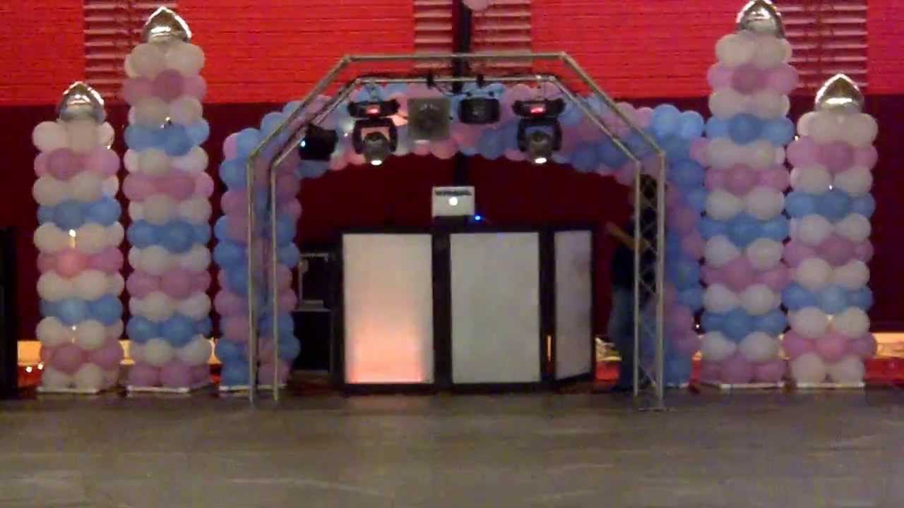 Lighted Balloon Castle - YouTube