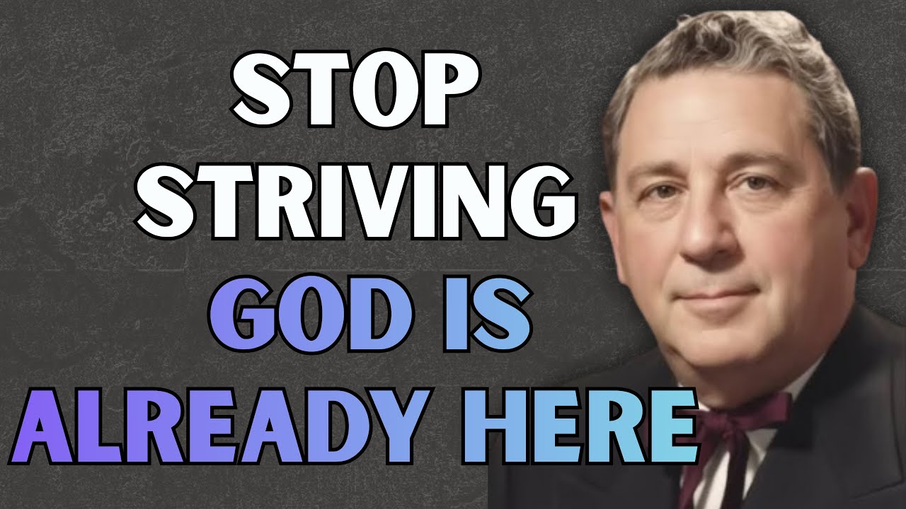 STOP STRIVING — DISCOVER THE ONE POWER THAT HEALS | JOEL S. GOLDSMITH ...
