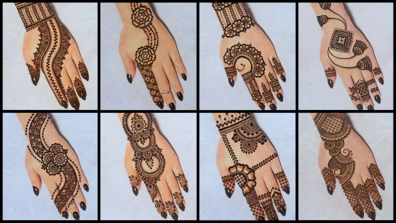 back hand mehndi designs | back hand simple mehndi design | back hand ...