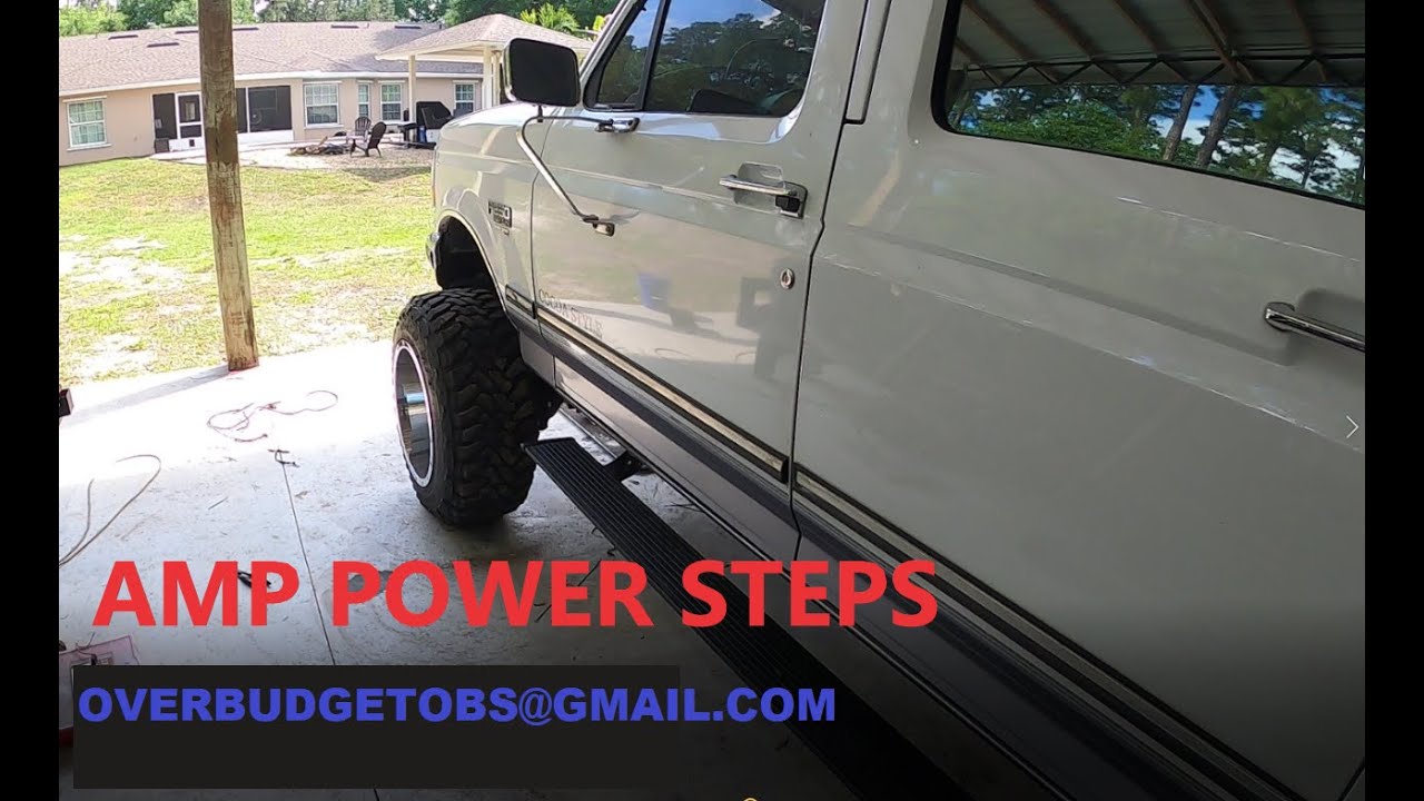 AMP RESEARCH POWER STEP KIT FOR OBS 7.3 POWERSTROKE, F150,F250, F350 92 ...