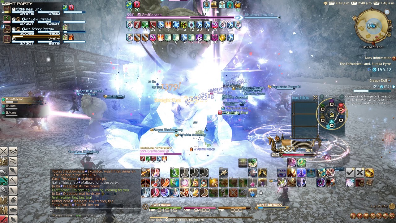 FFXIV Stormblood - Eureka Pyros Graffiacane NM - YouTube