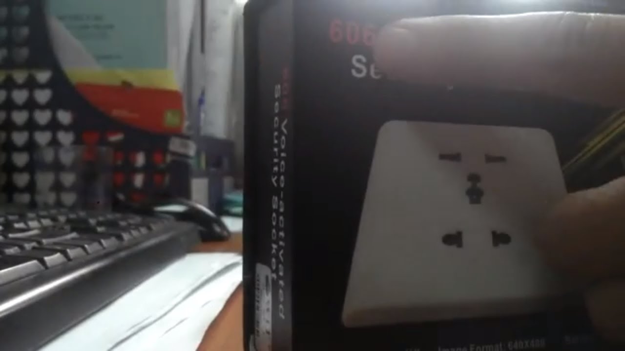 606 voice activated security socket - YouTube