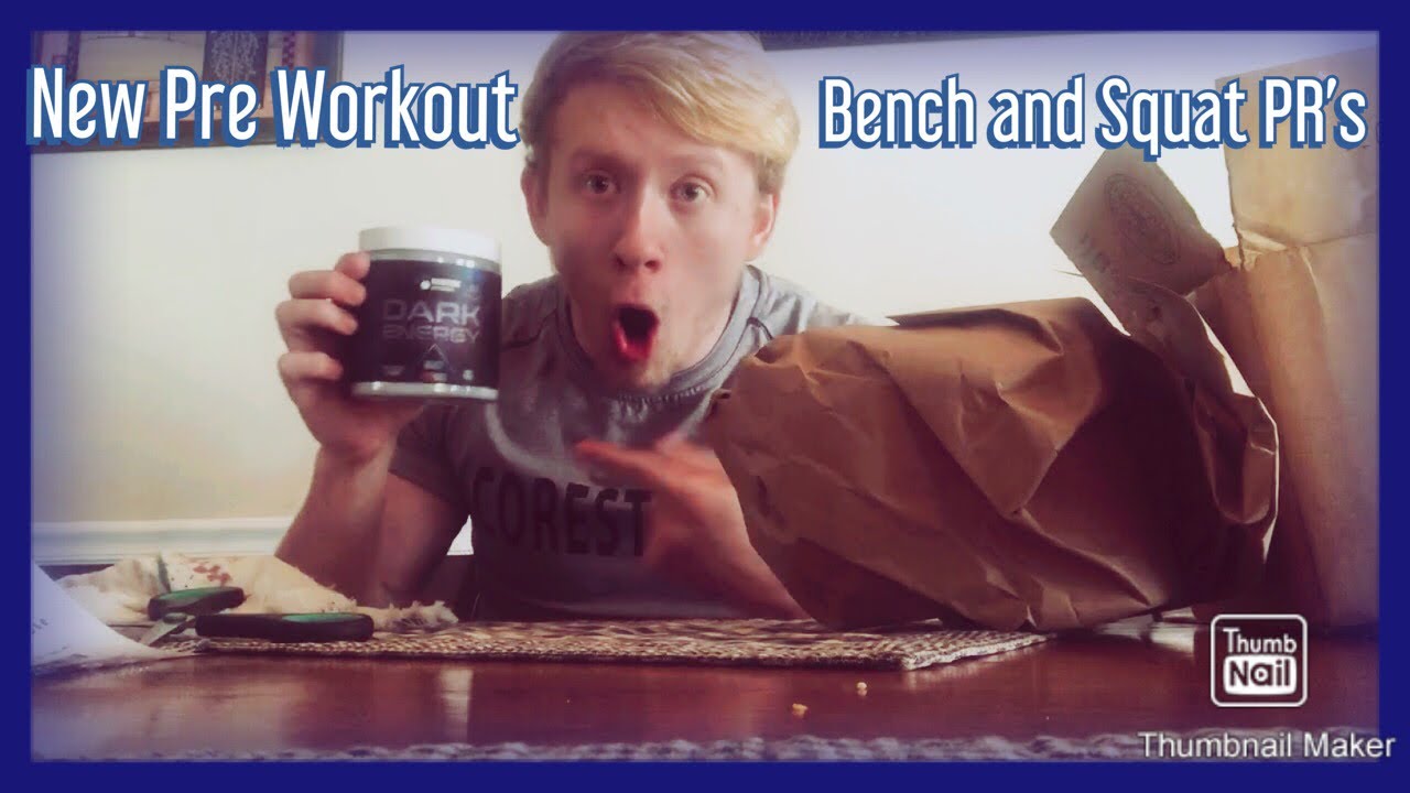 Squat and Bench PR's | New Pre Workout - YouTube