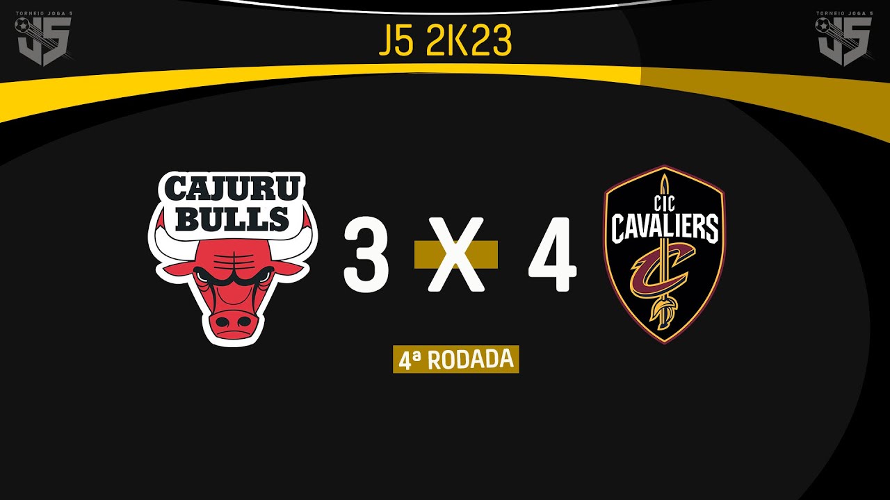 Cajuru Bulls 3 x 4 Cic Cavaliers - 4ª Rodada - Joga5 2K23 - YouTube