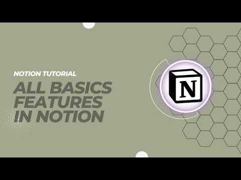 A Notion Tutorial: All Notion Basics Feature! - YouTube