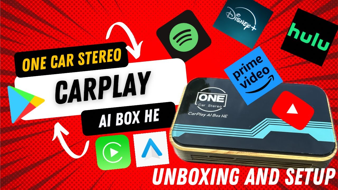 One Car Stereo CarPlay AI Box HE Unboxing and Setup (Android Auto ...