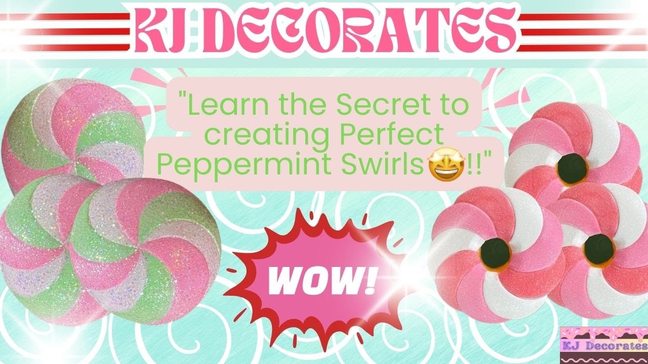 Learn the Secret to creating Perfect Peppermint Swirls - YouTube