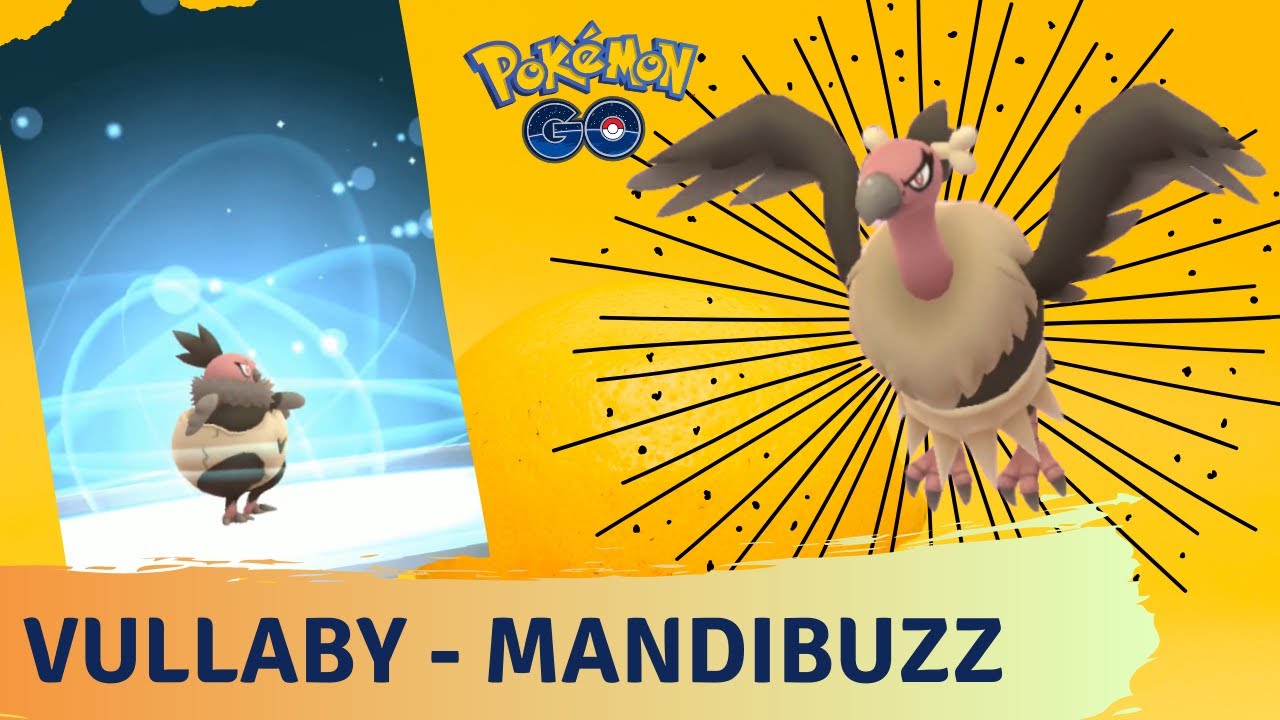 Evolving Vullaby to Mandibuzz in Pokemon Go, Vullaby Evolution - YouTube