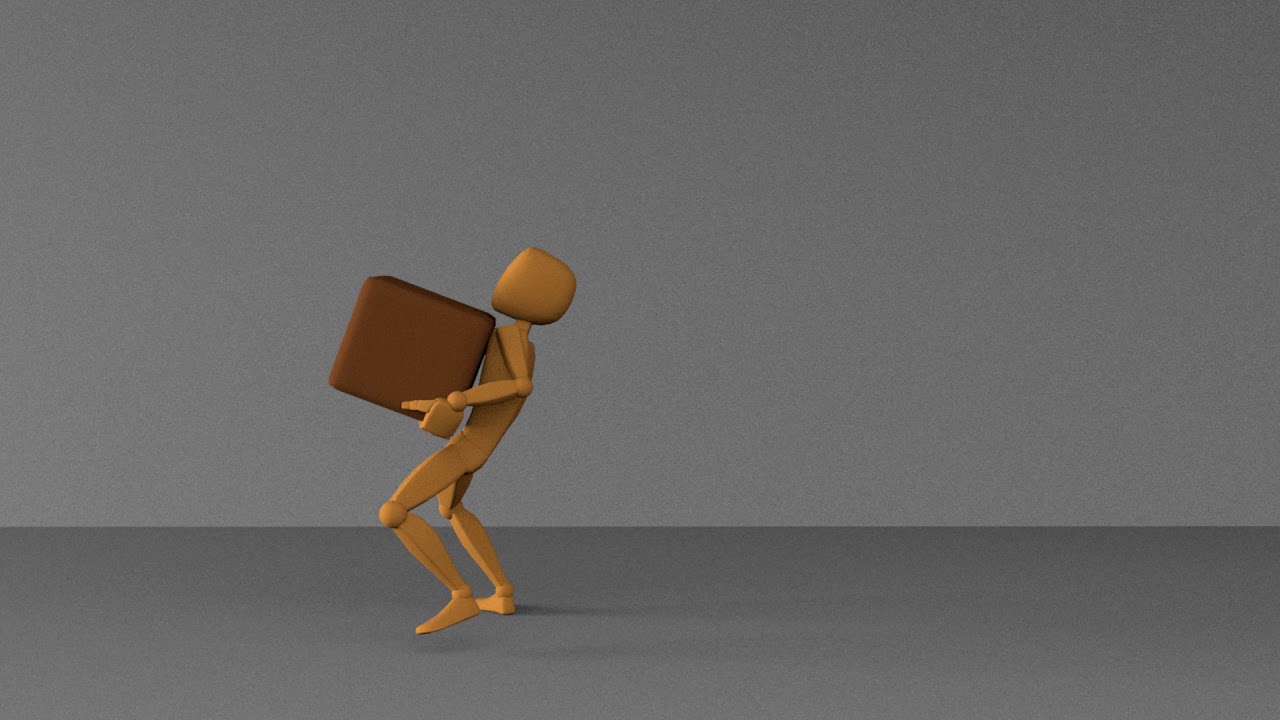 weight lift animation - YouTube