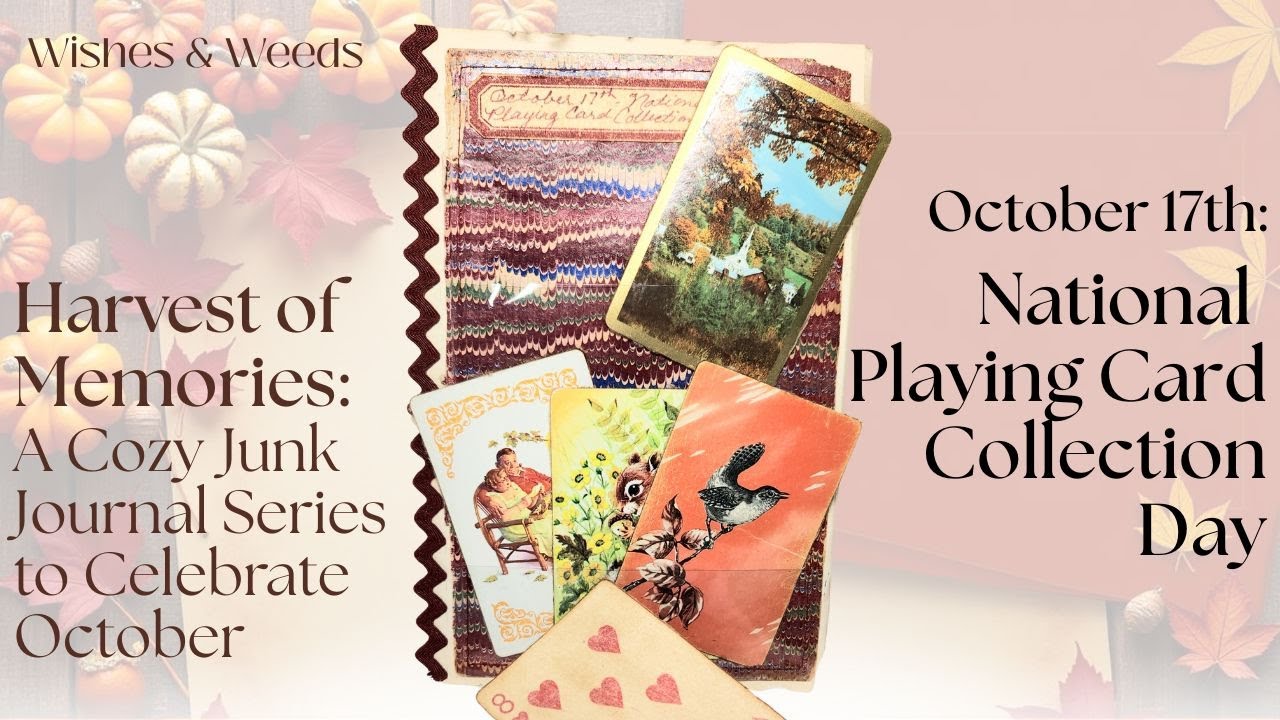 🍂October 17th : National Playing Card Collection Day | 31 Days of Junk ...