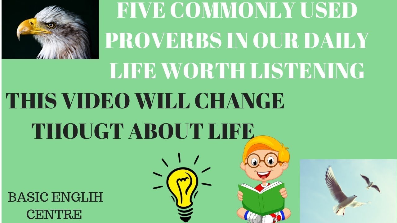 Five Common Proverbs We Use In Our Daily Life YouTube five-common-proverbs-we-use-in-our-daily-life-youtube
