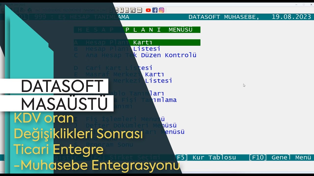 KDV oran değişiklikleri sonrası, Ticari Entegre- Muhasebe Entegrasyonu - YouTube