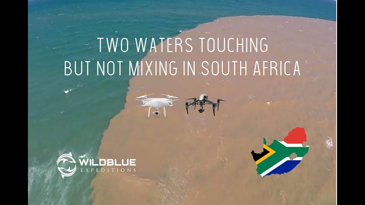 Two waters touching but not mixing in South Africa - YouTube