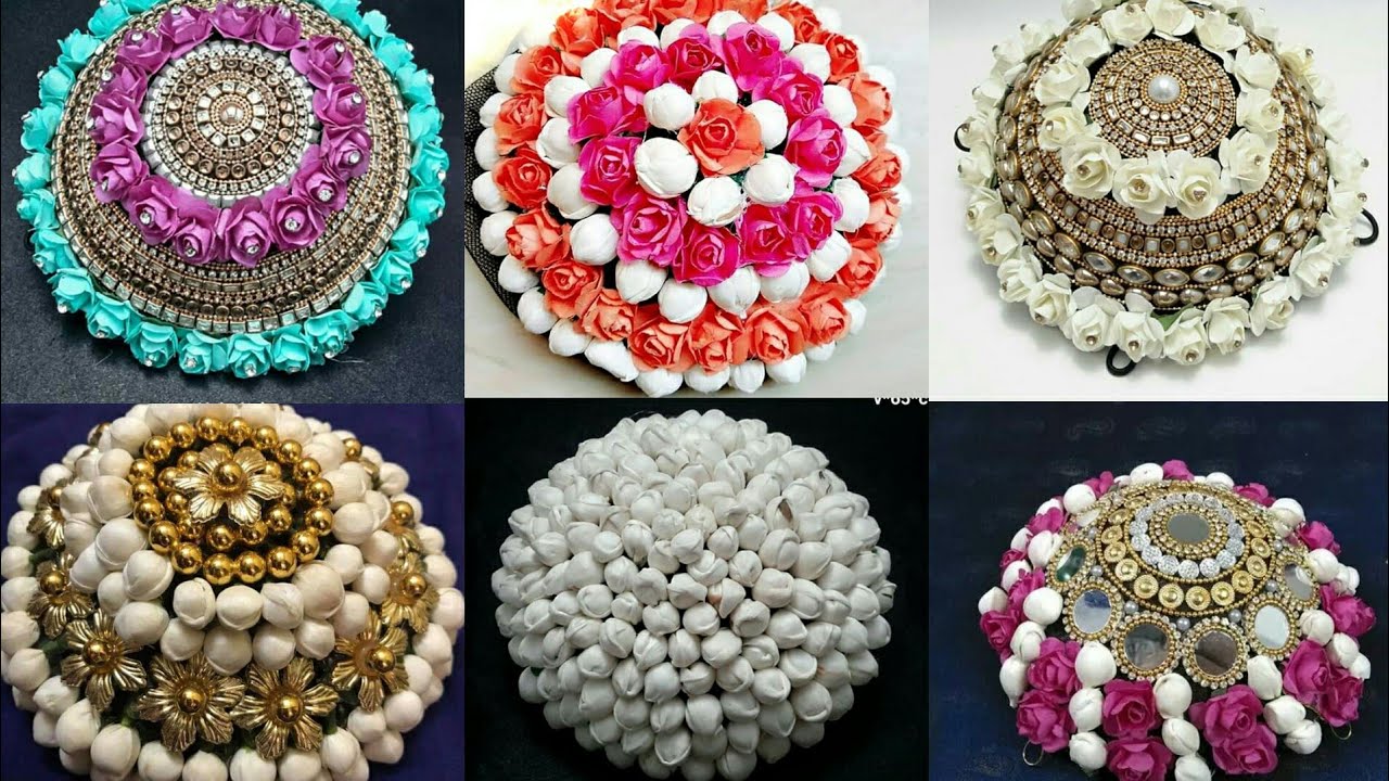 Designer Braidal Flower Hair Ambada||Beautiful Braidal Flower Hair Juda ...