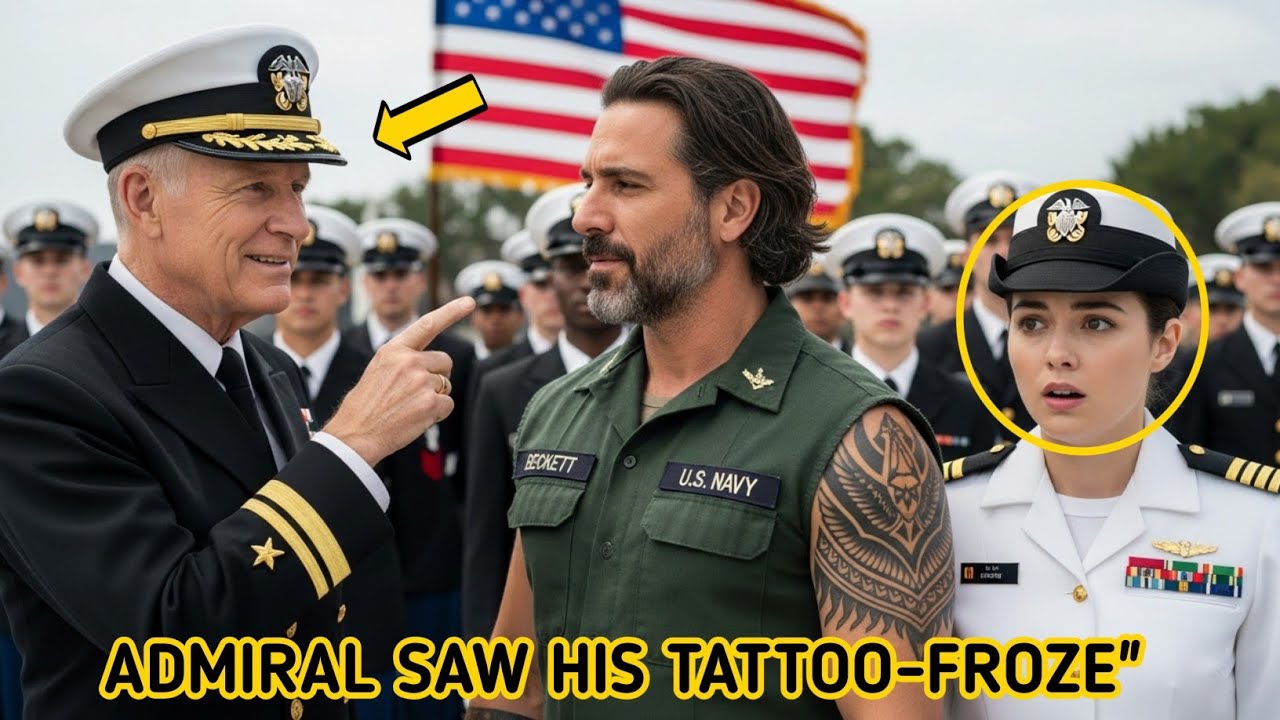 “The Admiral Froze When He Saw the Janitor’s Tattoo — Then Everything ...