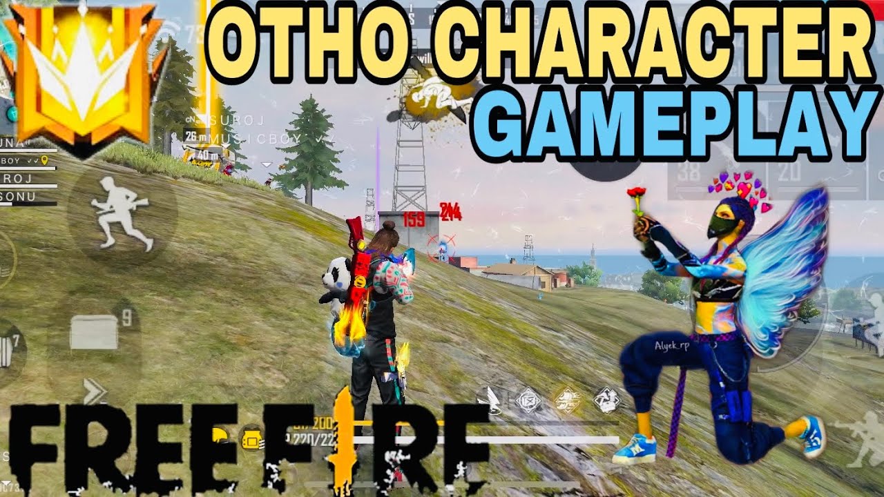 OTHO CHARACTER GAMEPLAY # FREE FIRE NEW CHARACTER OTHO - YouTube