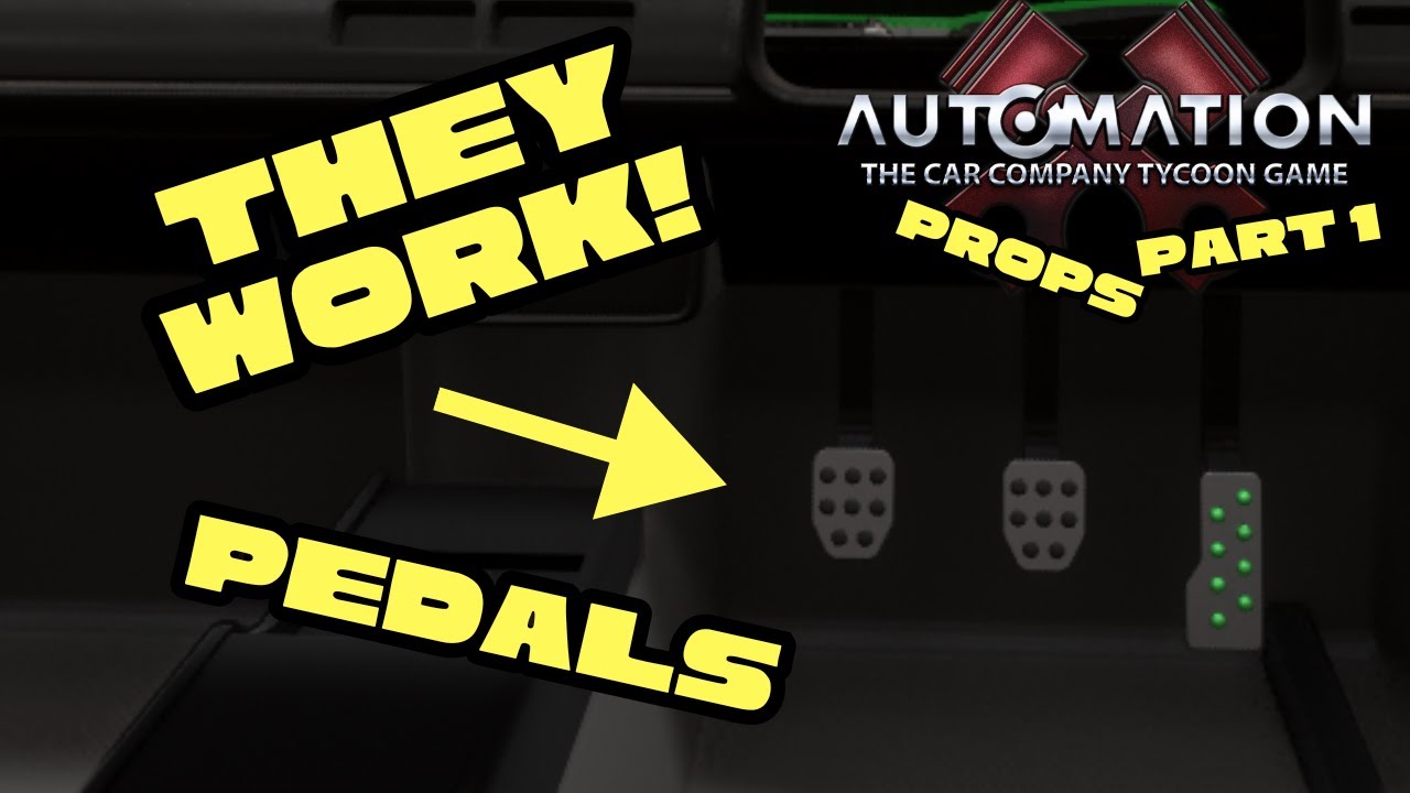 A automation prop tutorial series // part 1 pedals - YouTube
