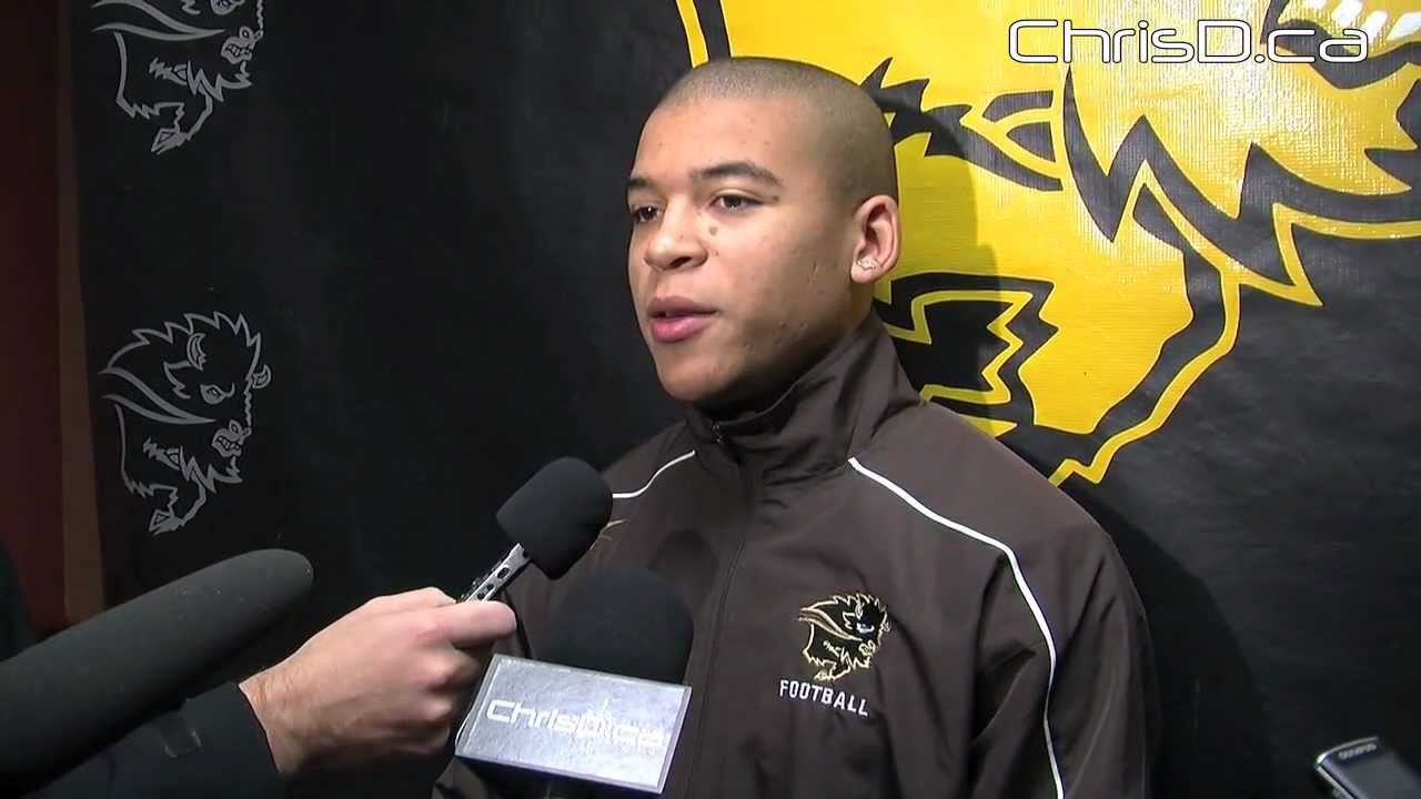 U of M Bisons Anthony Coombs - October 18, 2011 - Winnipeg, Manitoba ...