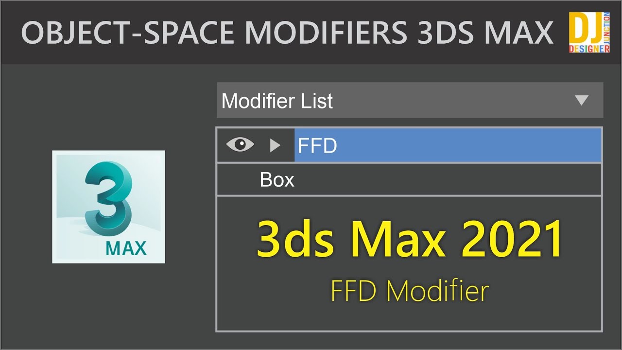 FFD Modifiers in Autodesk 3ds Max || FFD ( Free-Form Deformation ) Modifier in 3ds max || in ...