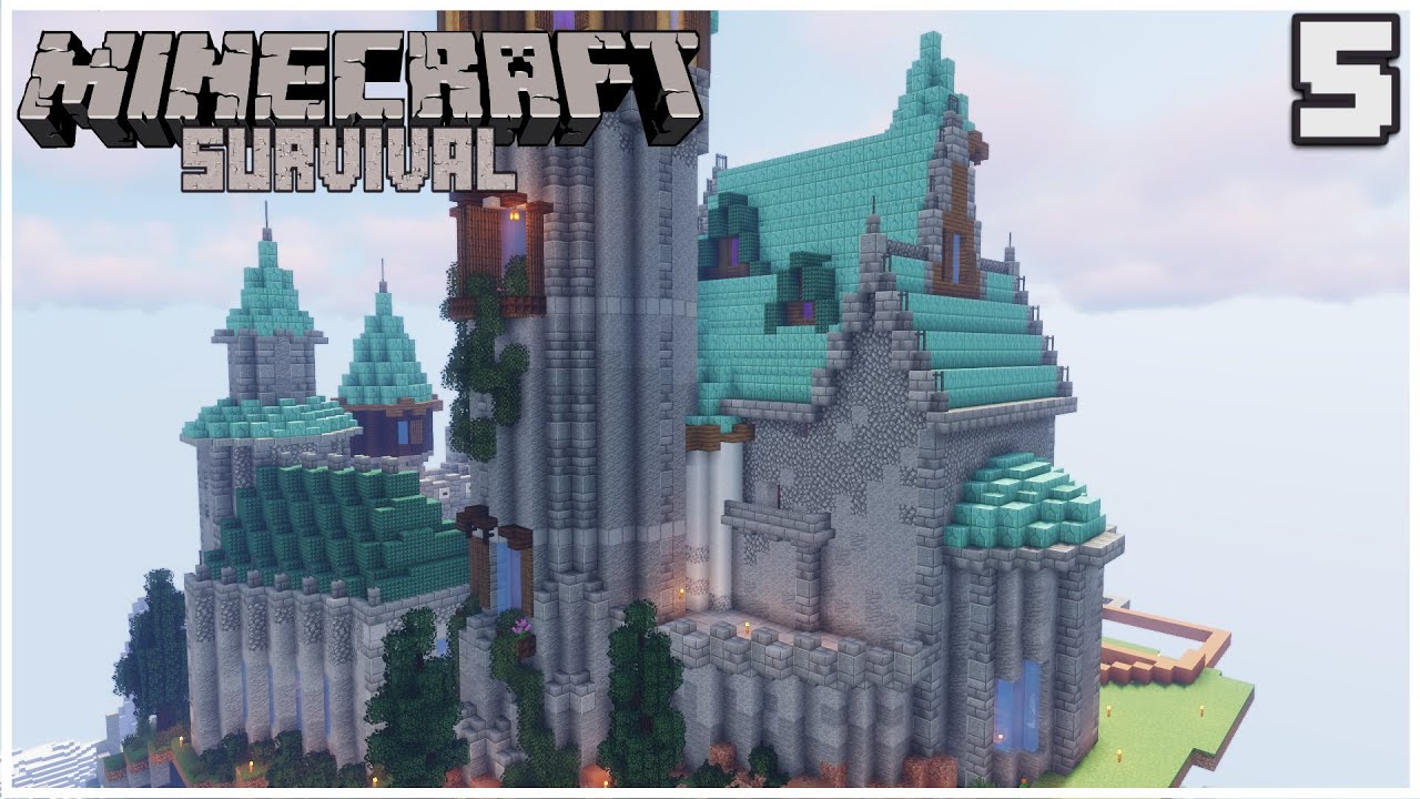 Castle THRONE Room! | Let's Build a Castle #5 | Ash's Survival World Ep ...