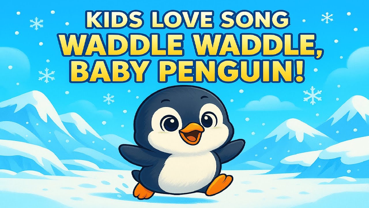 Kids Love Song & Nursery Rhymes 🎵 | Waddle Waddle, Baby Penguin! (우리 ...