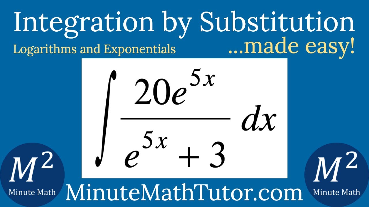 How to Integrate (20e^(5x))/(e^(5x)+3) dx - YouTube