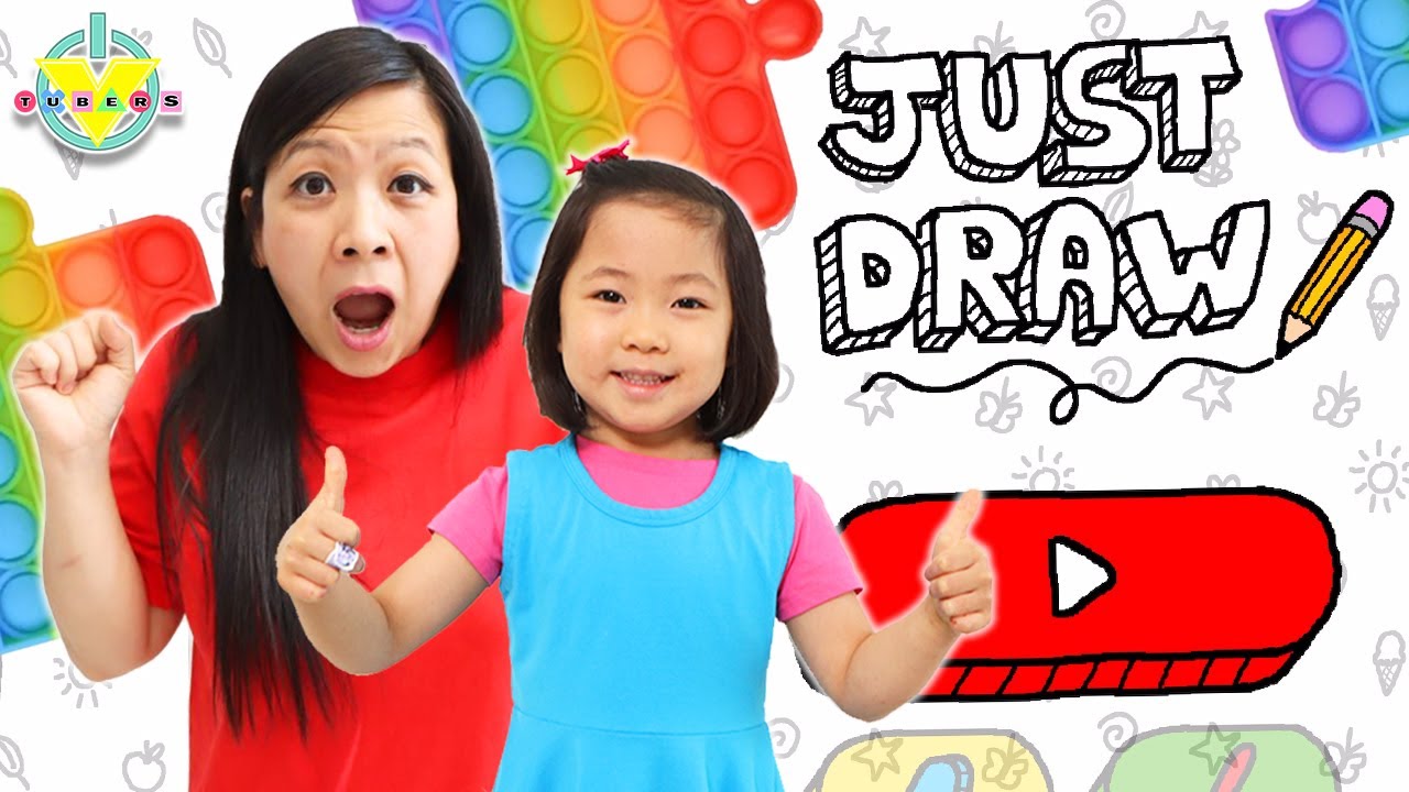 Kate and Mommy Play Fun Drawing Games! - YouTube