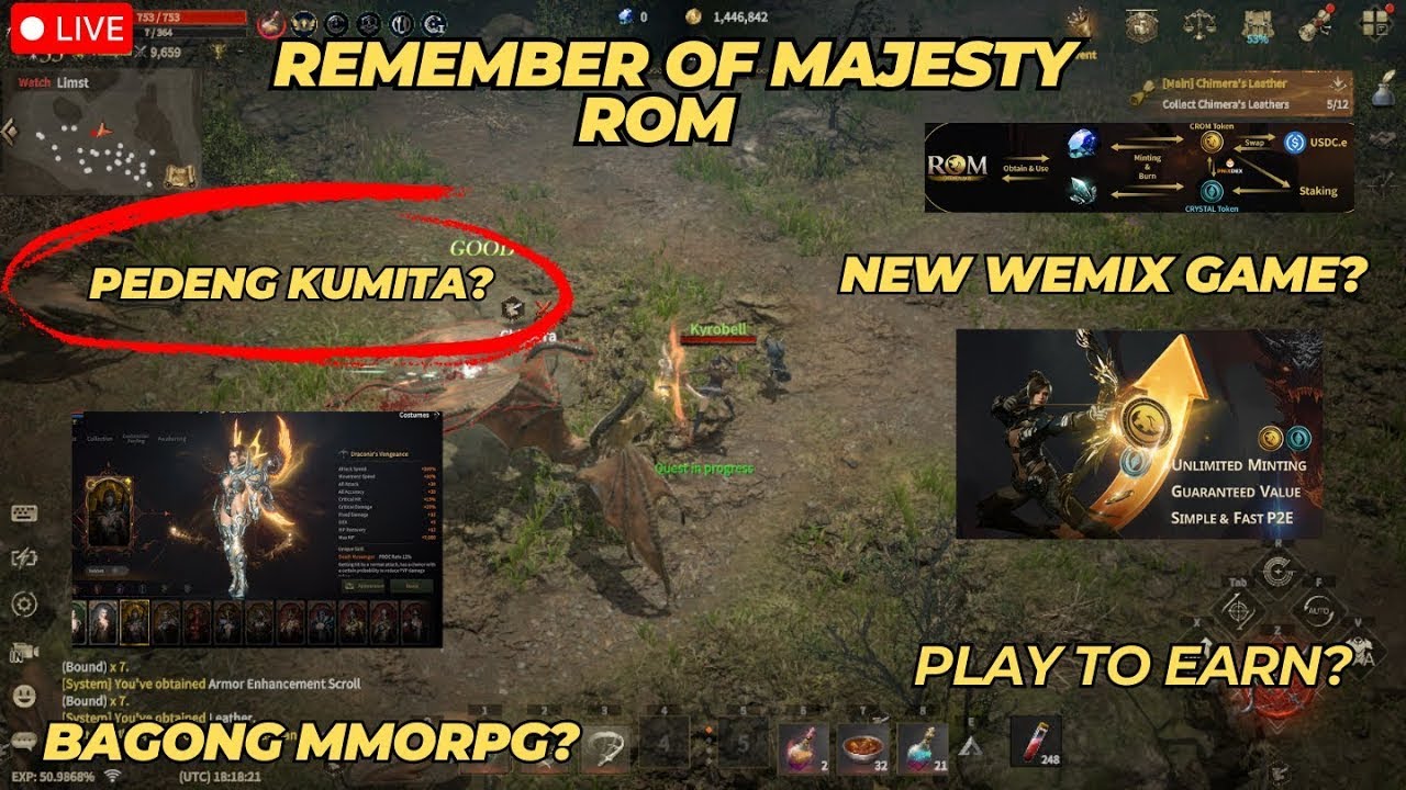 ROM : GOLDEN AGE | Play to Earn? Bagong MMORPG? ( Tagalog ) - YouTube