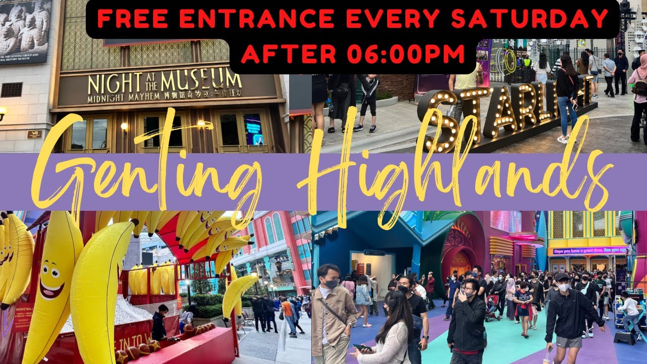 A DAY TRIP TO GENTING HIGHLANDS MALAYSIA | Free Entrance to Genting ...