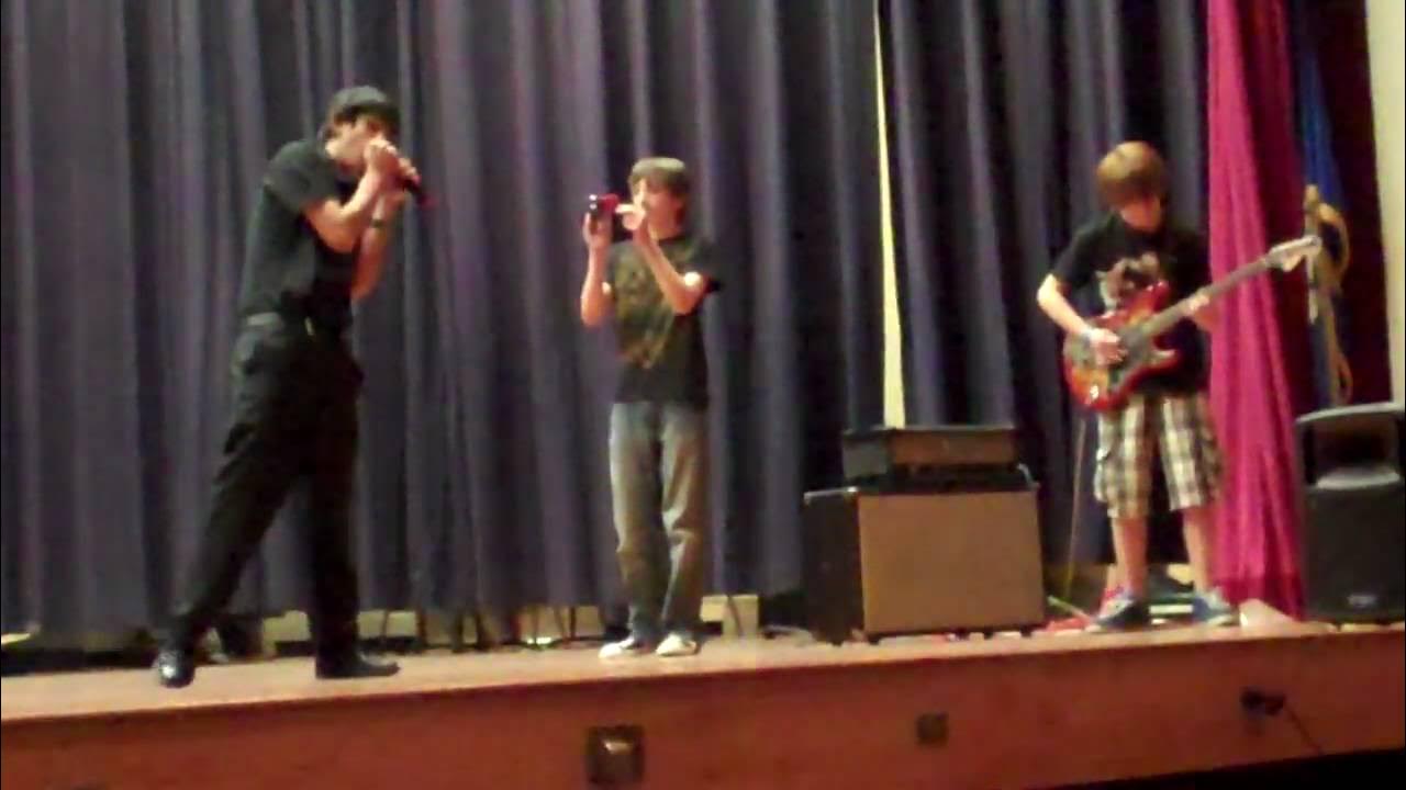 DEATH METAL AT A MIDDLE SCHOOL TALENT SHOW! - YouTube