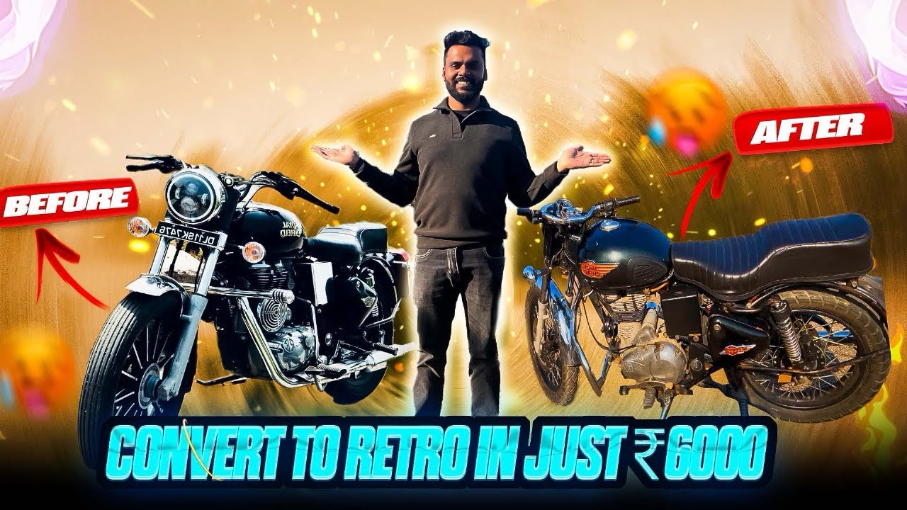 The Retro Bullet | Go Retro In Just ₹6000 | Carbs & Injects - YouTube