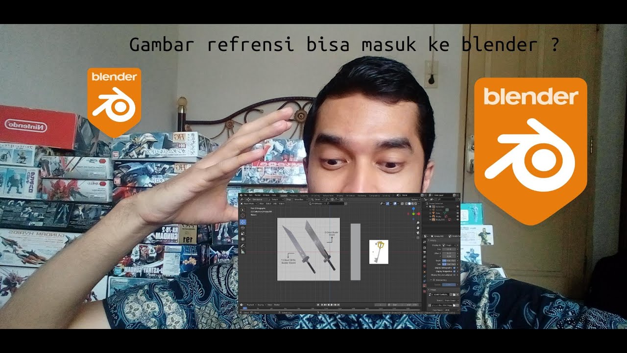 Tutorial Belajar Software Blender-bag.21-Gambar Referensi - YouTube