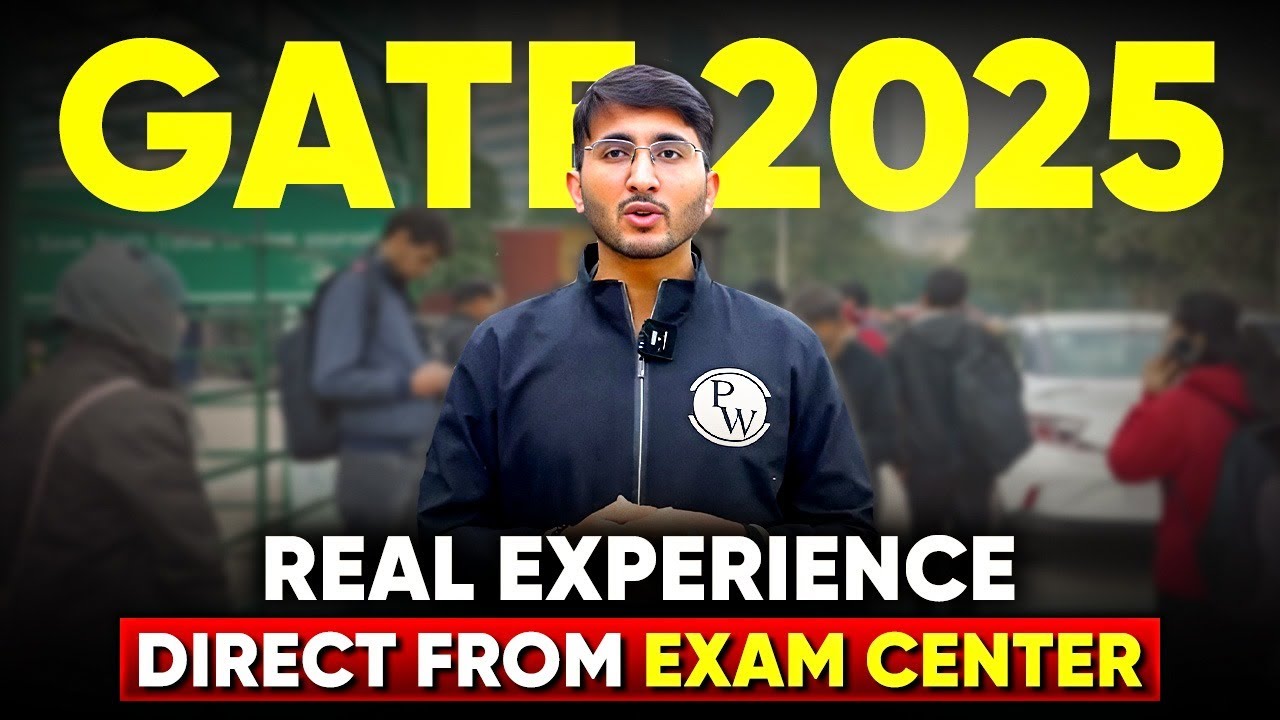 GATE 2025 - Direct Exam Center Real Experience Revealed - YouTube