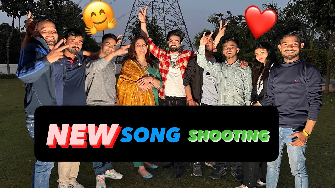 NEW SONG 🎶 SHOOTING 🎥 || #new #song #nazar #golugolmaal #shooting - YouTube