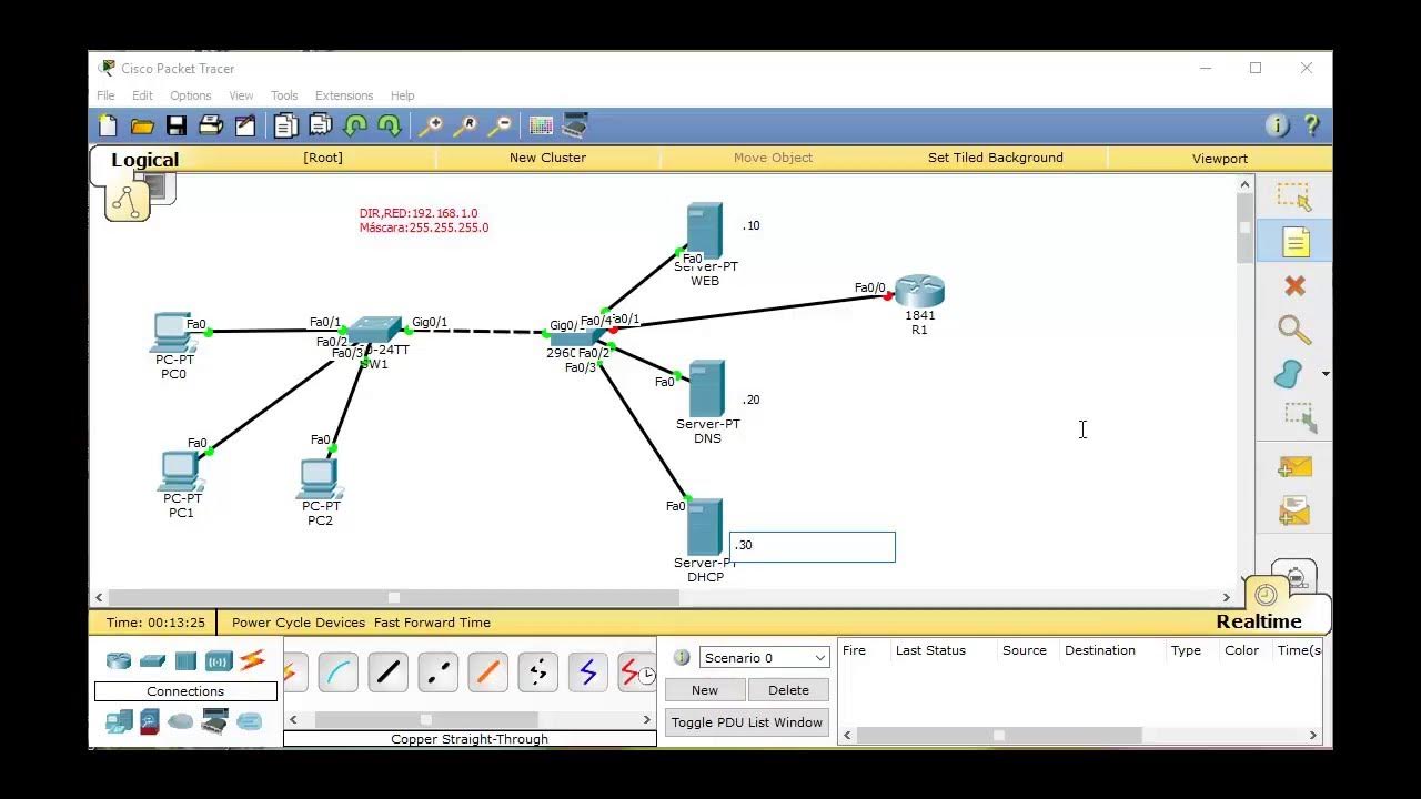 Tutorial01-Configurando Servicios en Packet Tracer - Parte 1 - YouTube