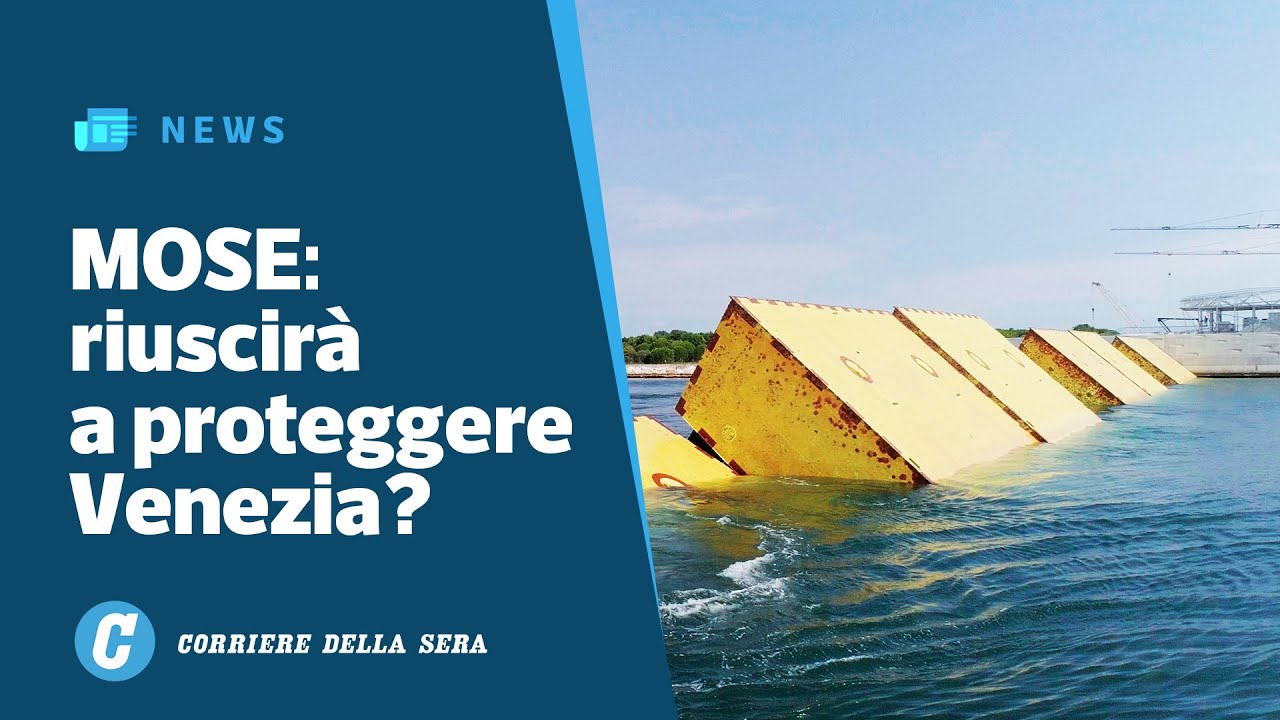 Il Mose di Venezia: come opererà per regolare l’ingresso delle maree ...