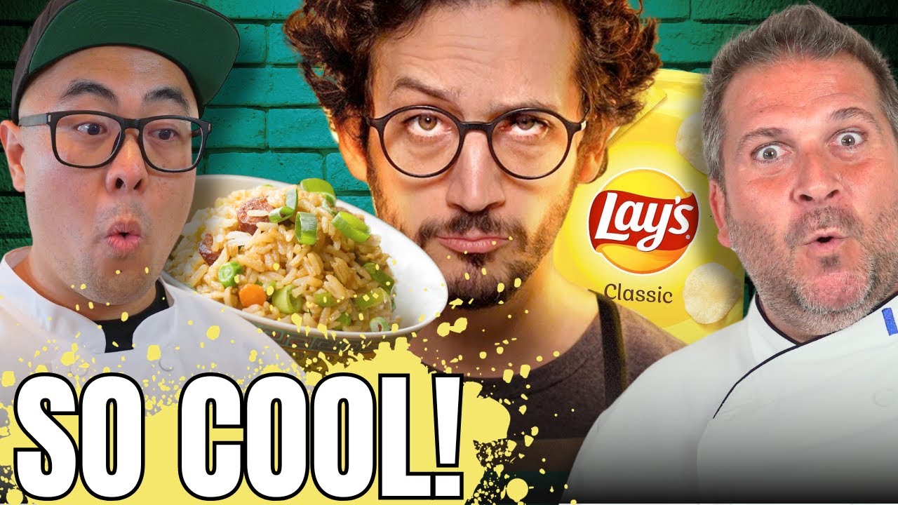 ALEX THE French Guy makes FRIED RICE with LAY’S POTATO CHIPS? Pro Chef ...