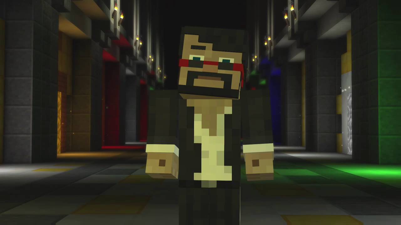 Captain Sparkelz In Minecraft Story Mode - YouTube