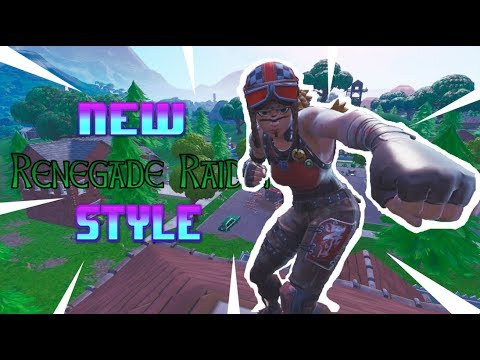 NEW Renegade Raider Style! Solo Gauntlet Pop Up Victory! - YouTube